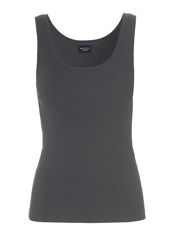 Globe rib tank top