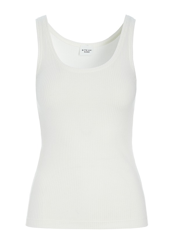 Globe rib tank top