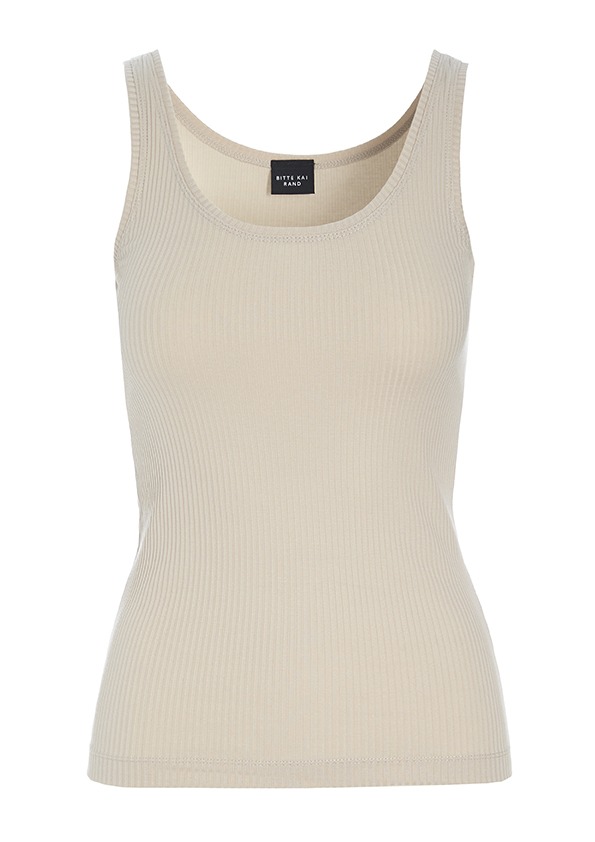 Globe rib tank top