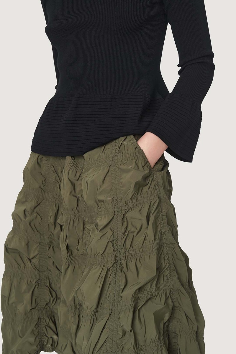 Saku rib-knit blouse