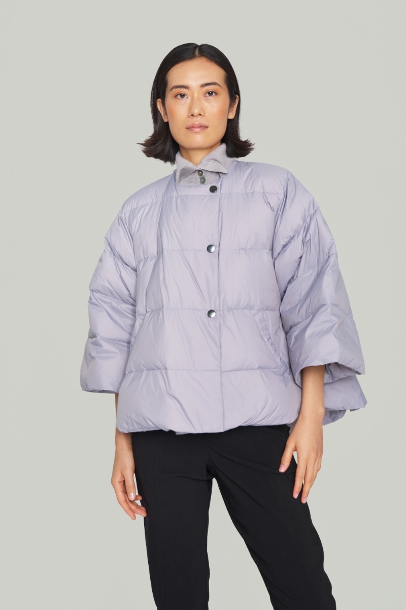 Feather down short jacket