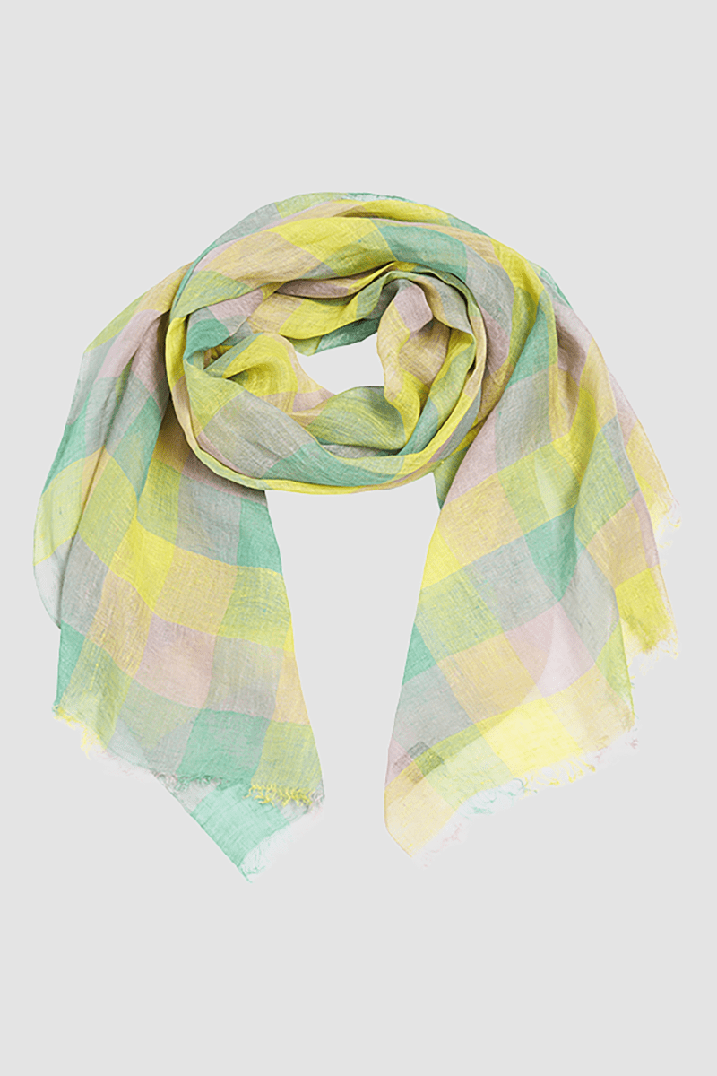 Colourfull chess scarf