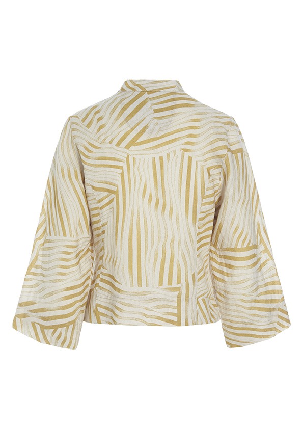 Peony & waves jacket